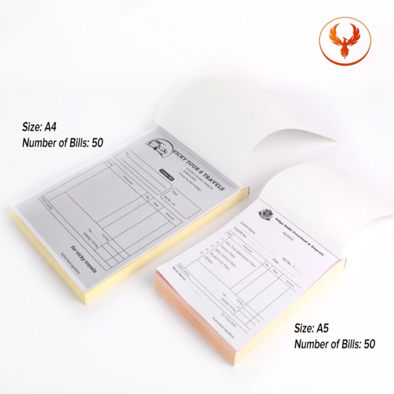 Customised Bill Books – phoenixprint